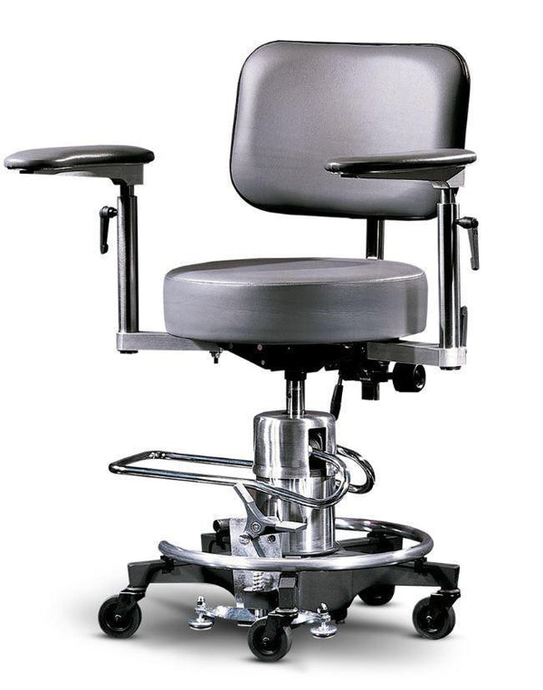 Reliance 558 Surgical Hydraulic Stool – Optics Incorporated